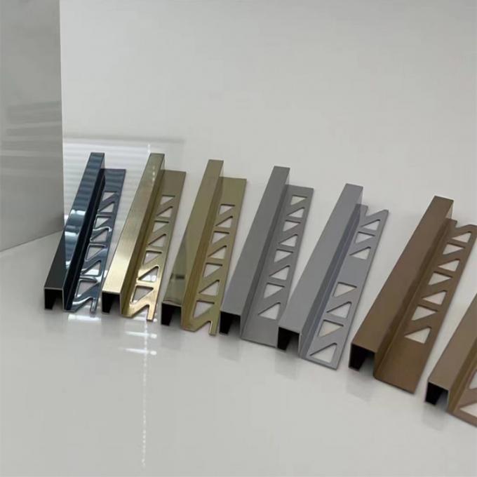 Decorative Gold Brushed Stainless Steel Strip Metal Angle Wall Tile ... Decorative Gold Brushed Stainless Steel Strip Metal Angle Wall Tile ...