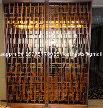 decorative stainless steel wall panel/wall partition with color and design