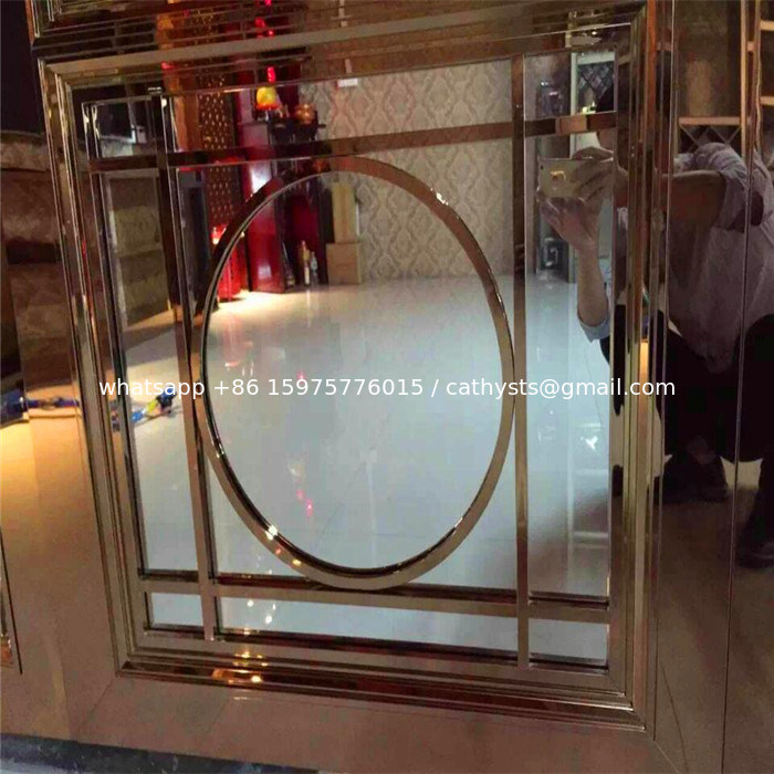 stainless steel display frame/mirror frame/elevator frame/furniture ...