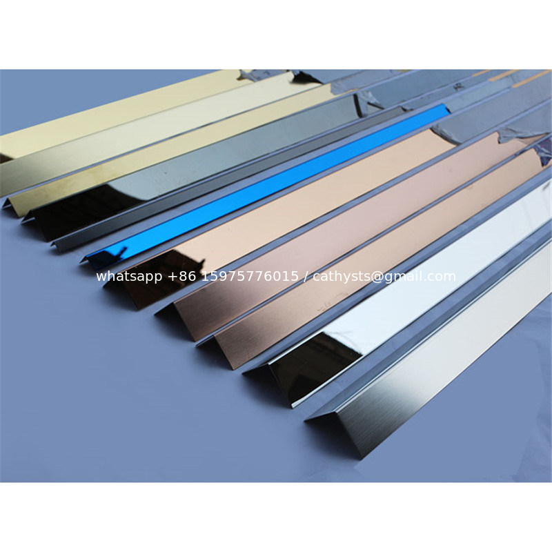 Mirror Finish Bronze Stainless Steel Wall Trim Wall Panel Trim 201 304 ...