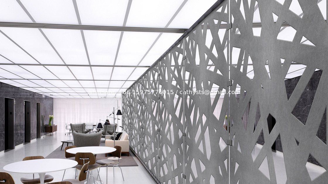 Powder Coating Aluminum Perforated Panels For Facade/Wall Cladding ...