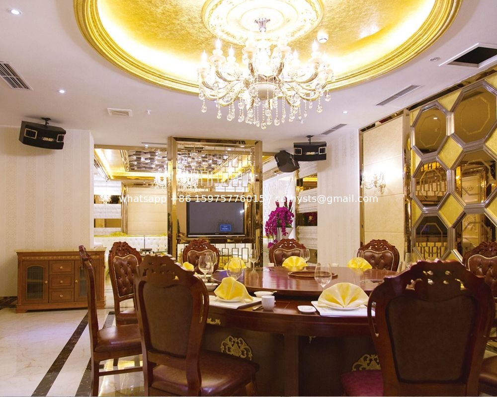 Hairline Rose Gold Stainless Steel Wall Panels For Facade/Wall Cladding ...