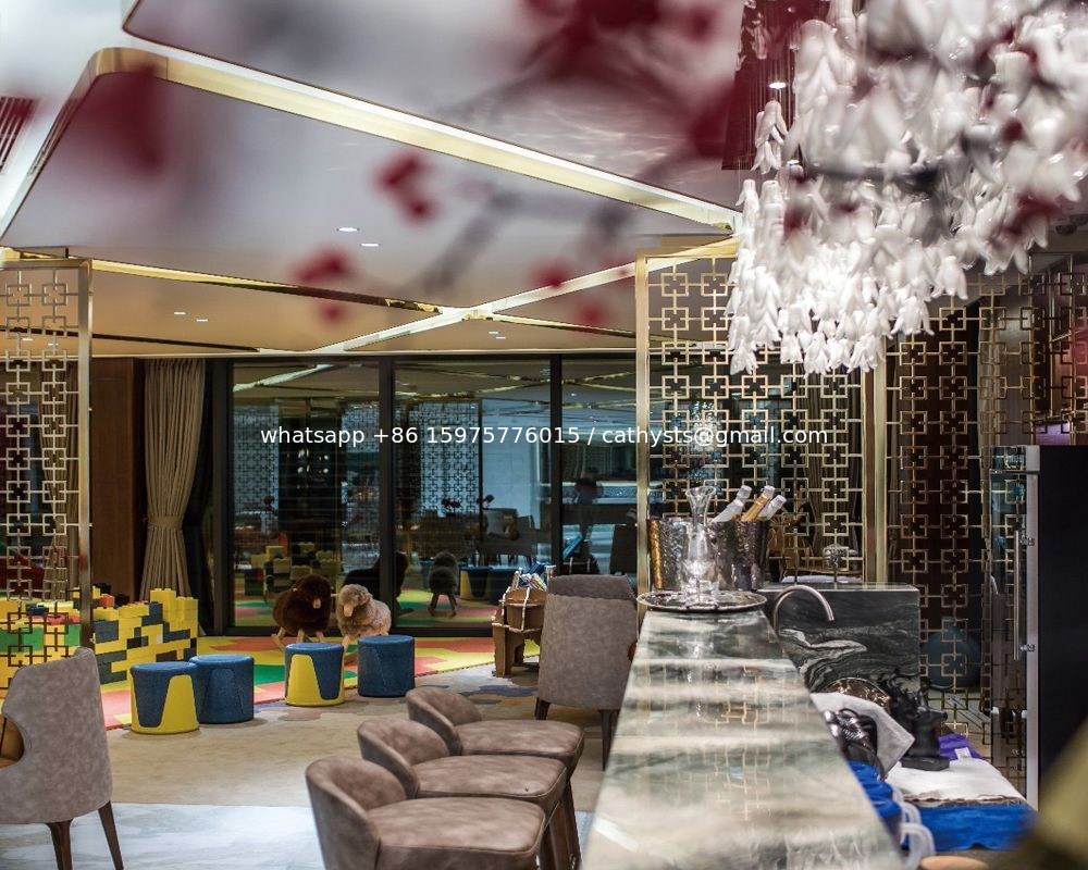 Hairline Bronze Metal Screens For Office/Room/Interior Decoration