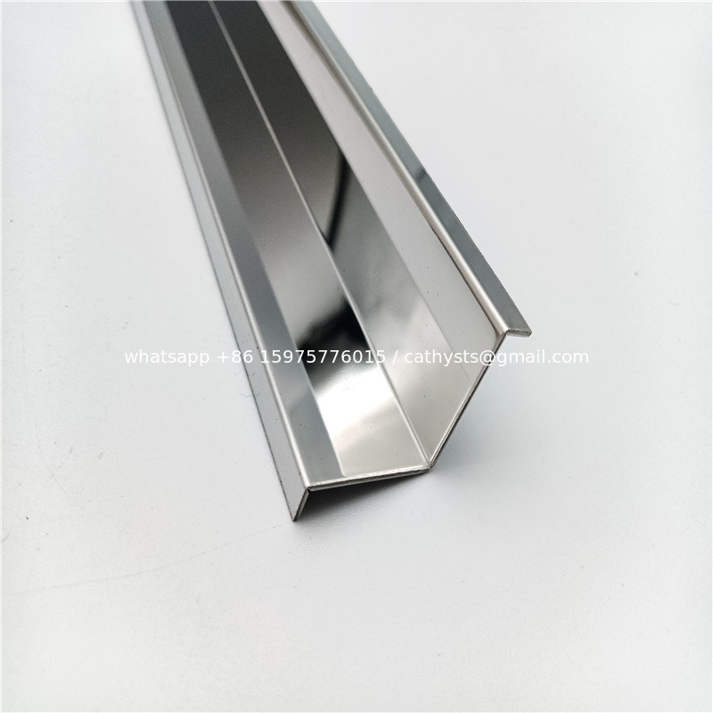 Ceramic Decorative Gold Color Round Edge Corner Tile Trim Stainless Steel