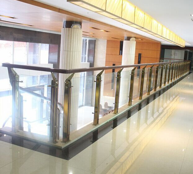 stainless steel glass handrail glass balustrade balusters/post/column ...