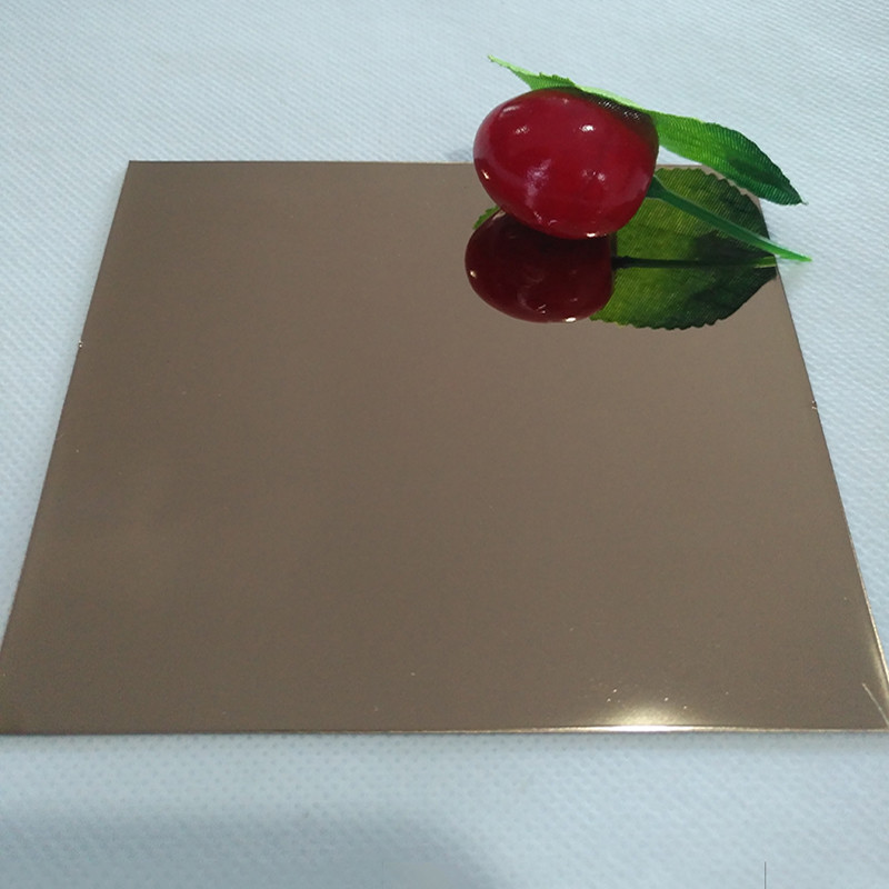 high quality rose gold mirror SS304 sheet decorative 4x8 stainless ...