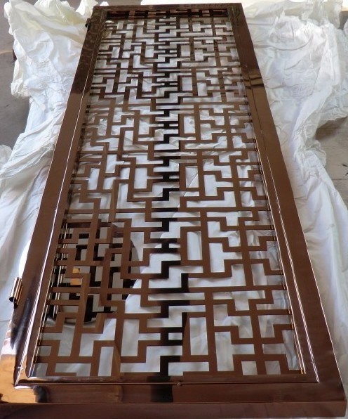 Mirror Black Stainless Steel Room Dividers For Facade/Wall Cladding ...