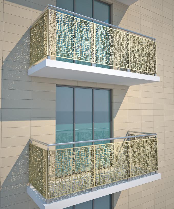 Metallic Color Aluminum Partition For Column Cover/Cladding